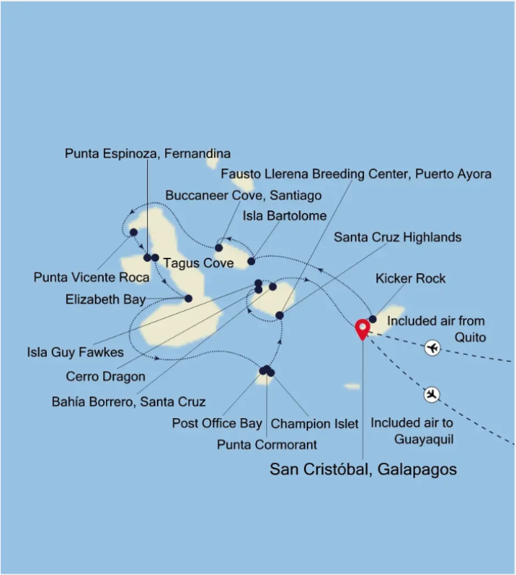 WYSPY GALAPAGOS 11 DNI - REJS, 9 WYSP ARCHIPELAGU Ekwador Wyspy ...